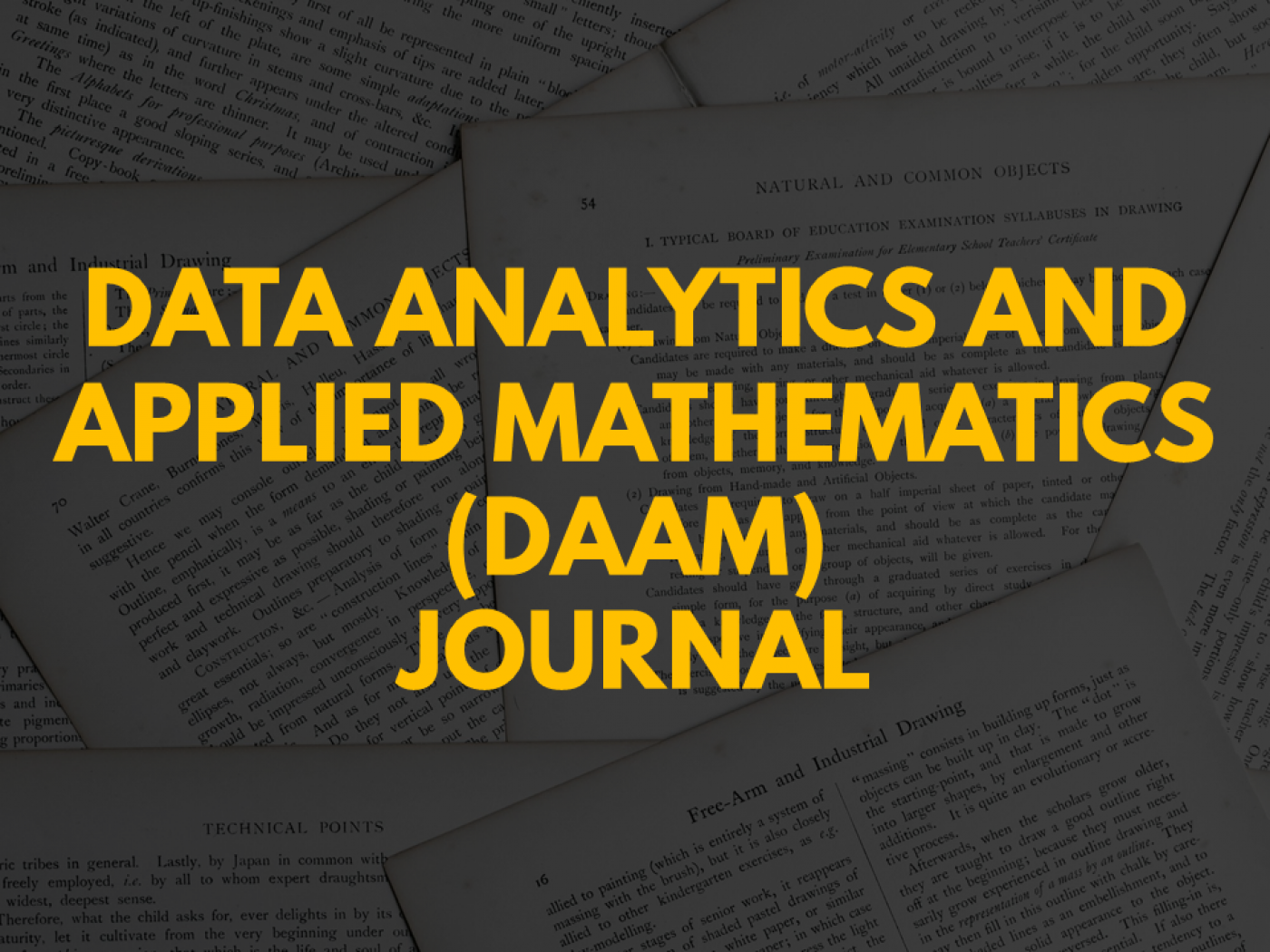 Centre for Mathematical Sciences - Journal of Data Analytics & Applied ...