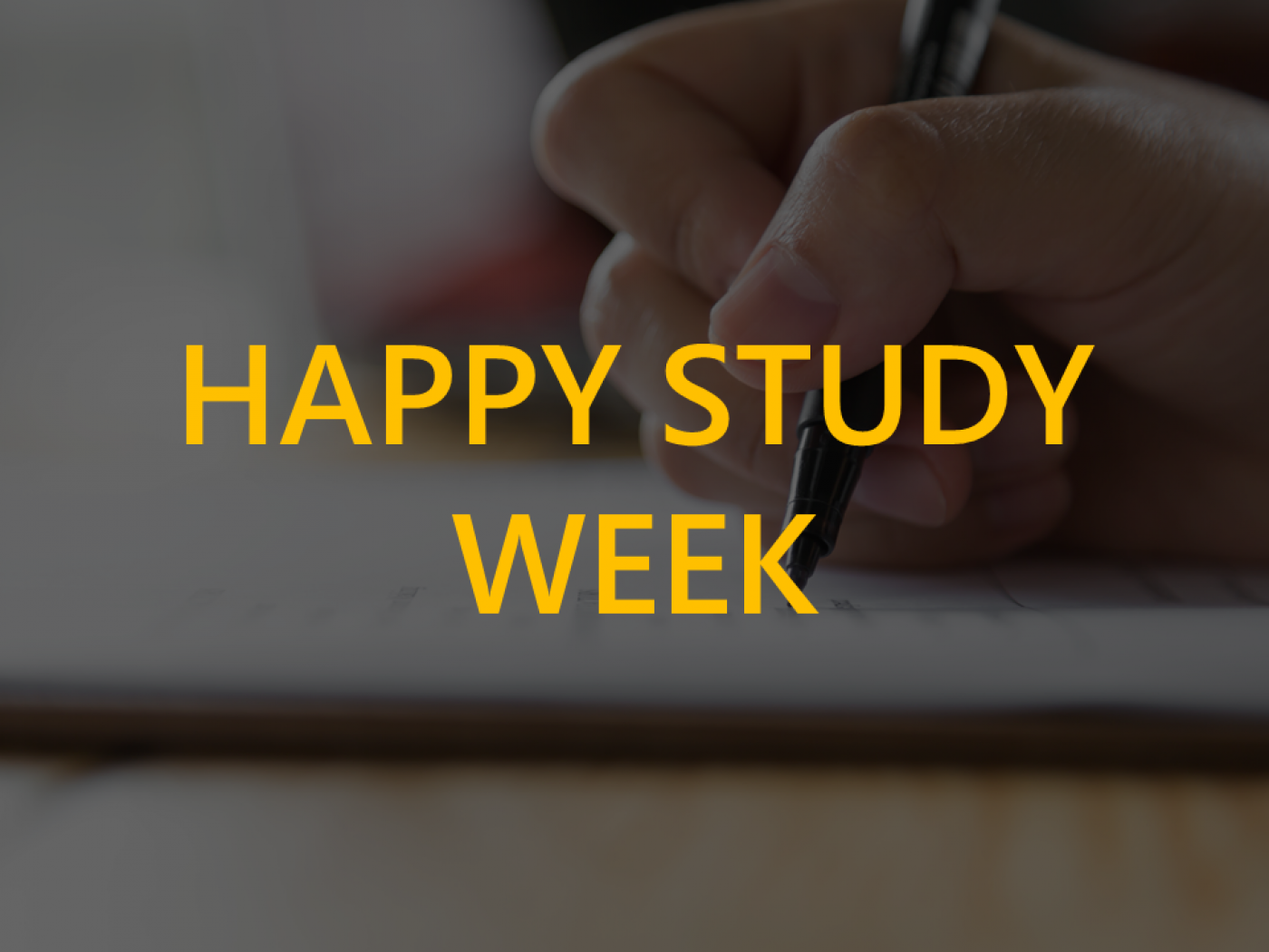 Centre for Mathematical Sciences - Happy Study Week Sem 1, 2023/24